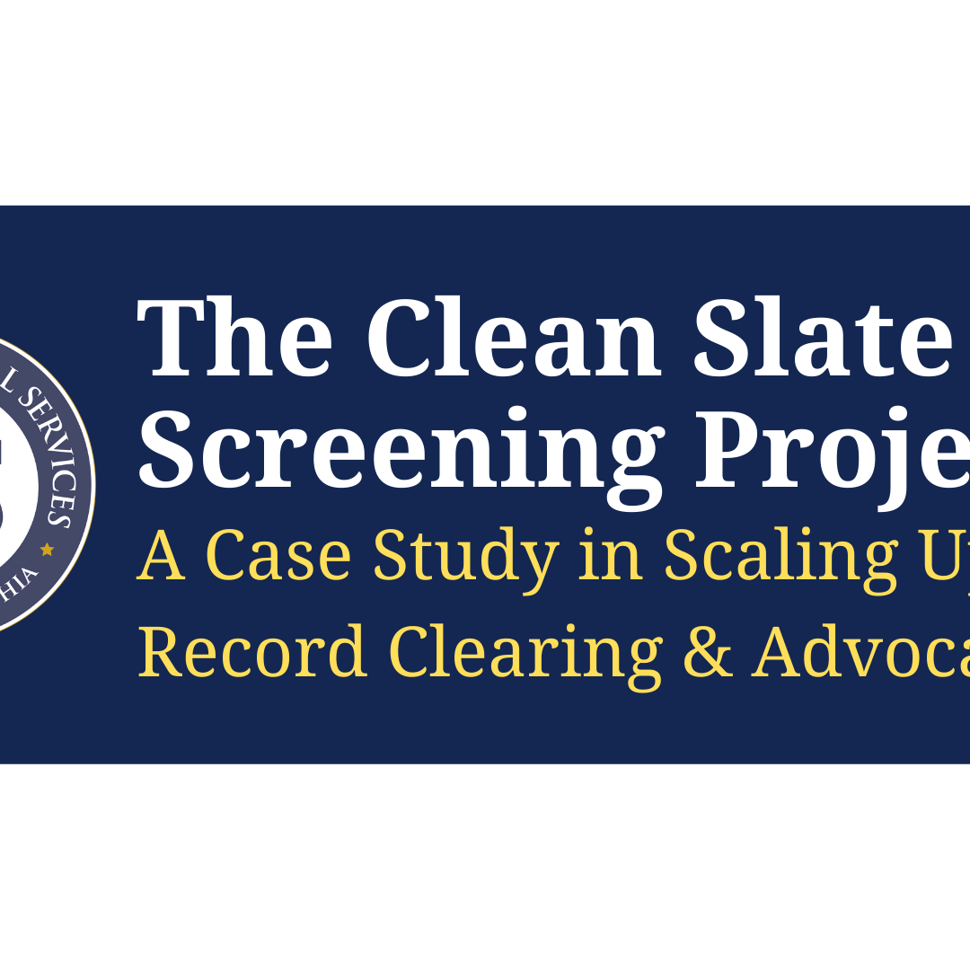 National Record Clearing Project Blog - Community Legal Services
